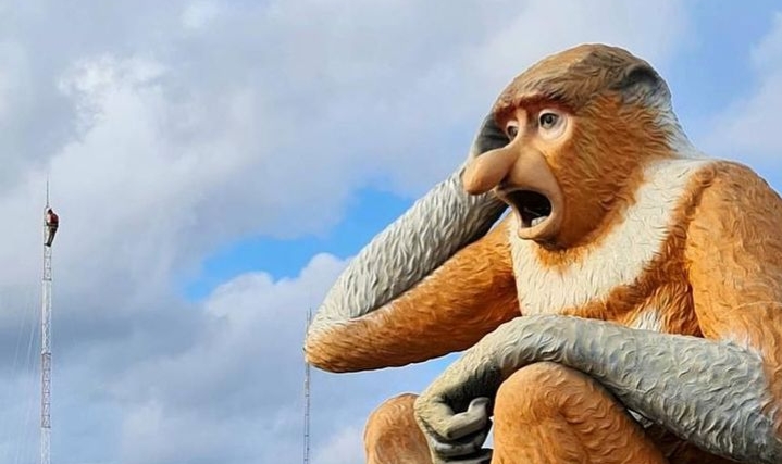 Menikmati Keindahan Alam dan Budaya Banjarmasin: Patung Bekantan dan ...