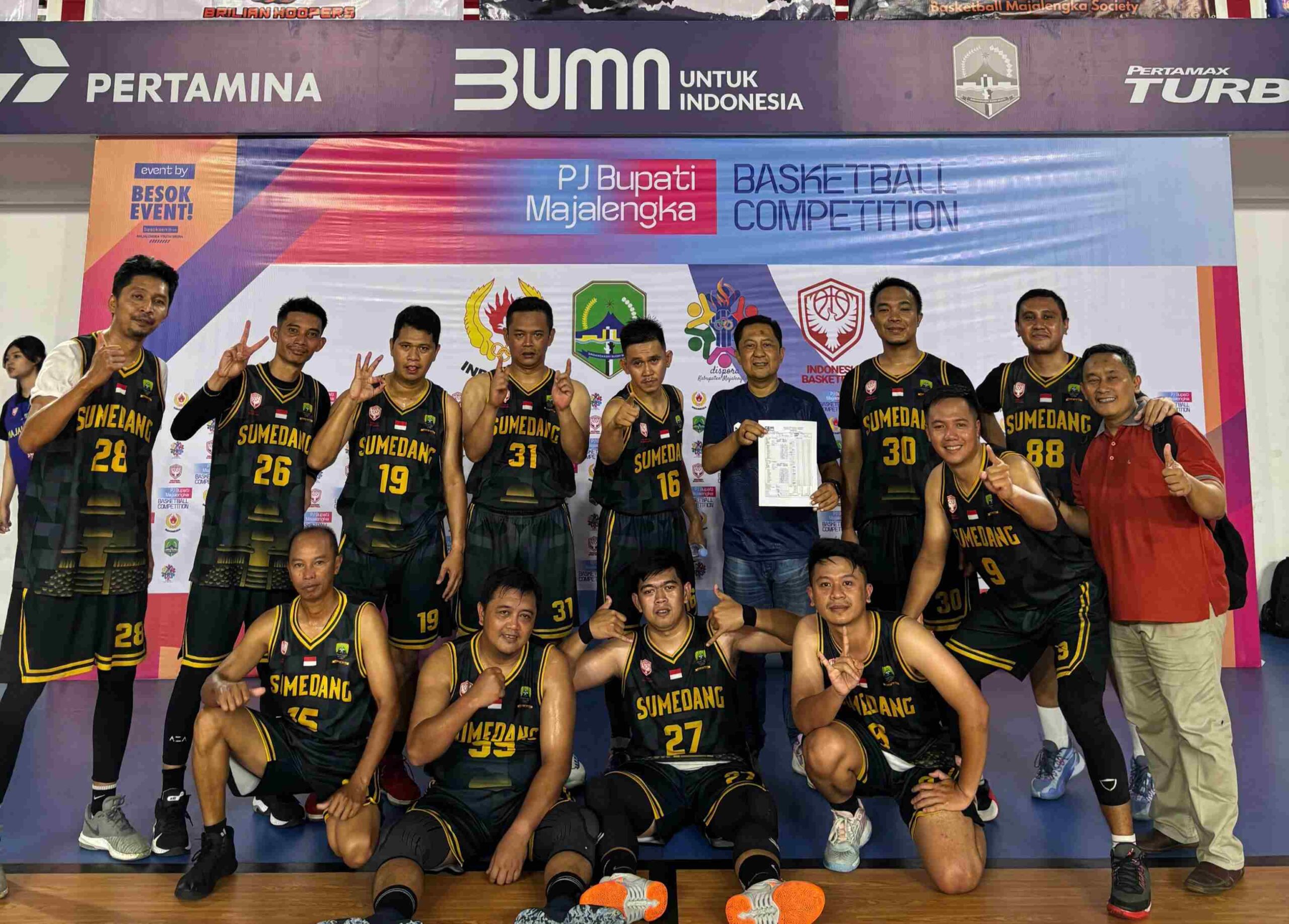 Tim Basket ASN Sumedang Raih Juara 2 Kejuaraan Pj Bupati Majalengka ...